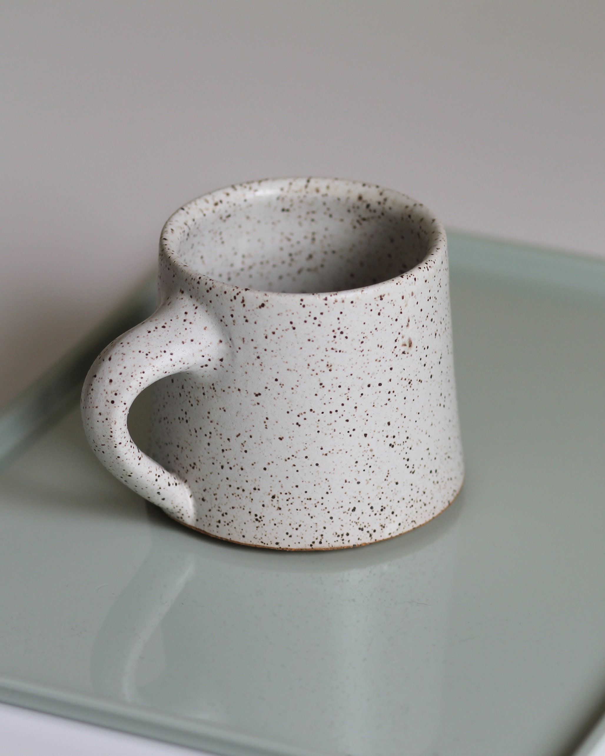 Drinkware White rustic surface texture mug Kitchen & Dining etna.com.pe