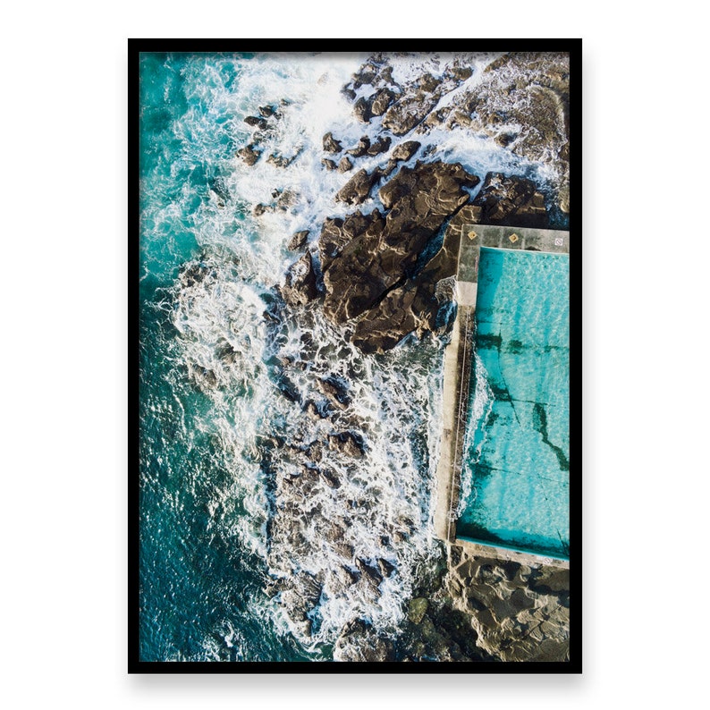 Coalcliff Rock Pool Print | Ocean Poster | Wall Art Print | Australian ...