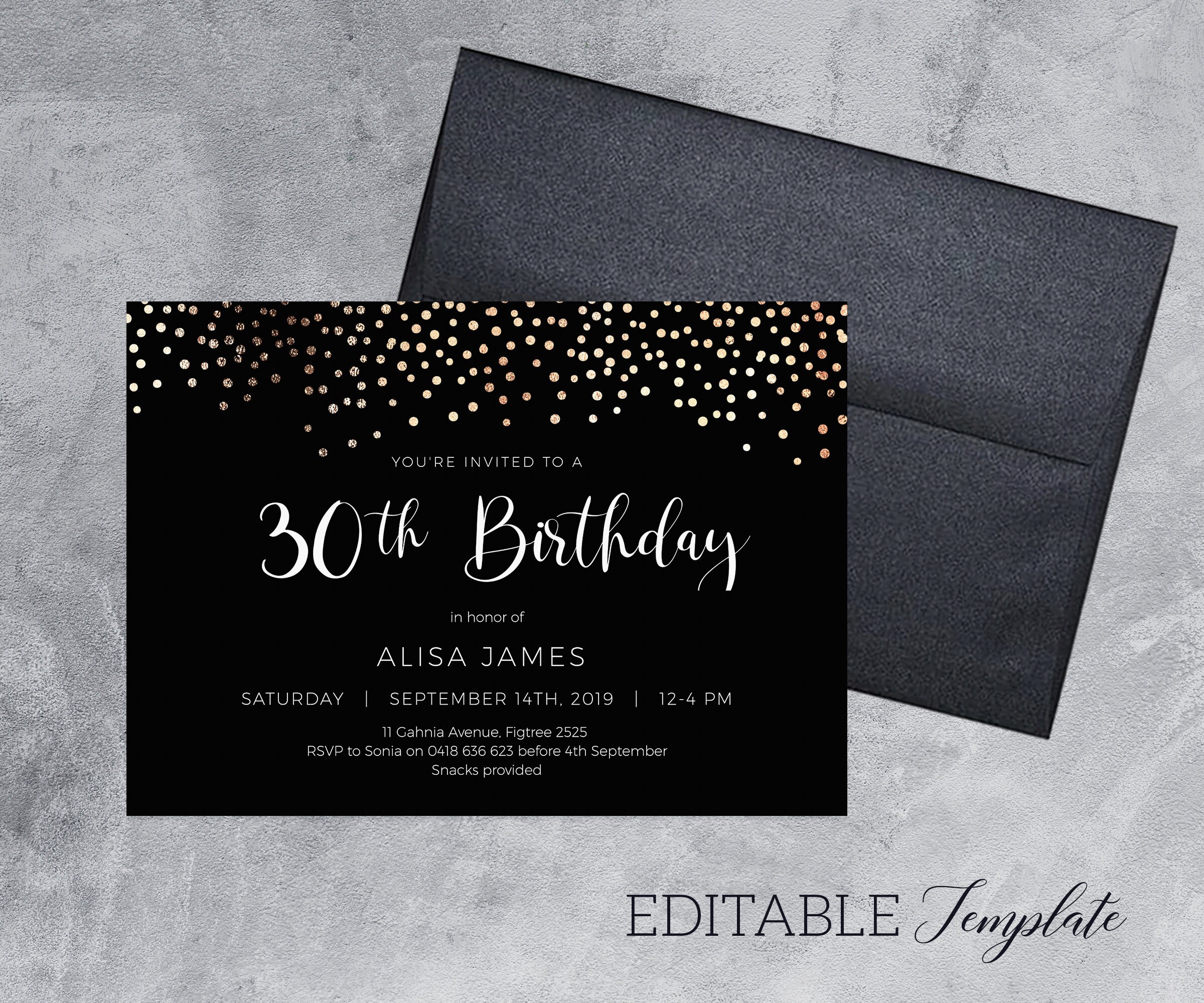 Elegant Party Invitation