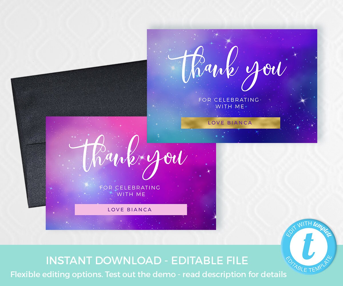 Galaxy Welcome Sign PRINTABLE Galaxy Birthday Sign TEMPLATE | Etsy