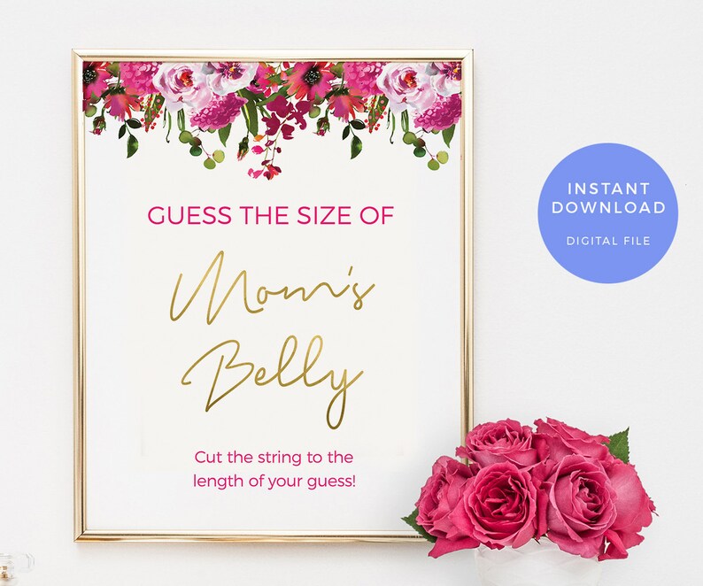 Bright Pink Table Numbers PRINTABLE. Gold Table Number Cards - Etsy