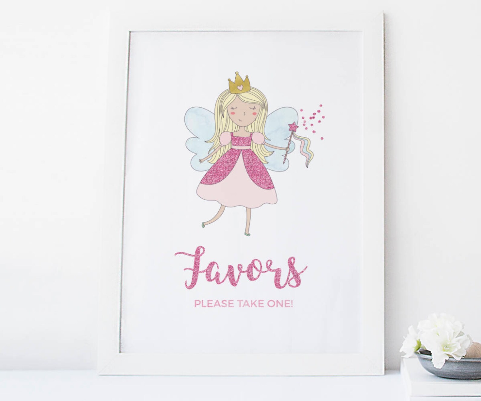 Princess Garland Princess Bunting PRINTABLE Princess Party | Etsy