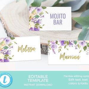 Lilac Wine Labels TEMPLATE 3 SIZES Mini Champagne Labels - Etsy