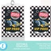 Racing Car VIP Passes EDITABLE Template Car Tags Printable | Etsy