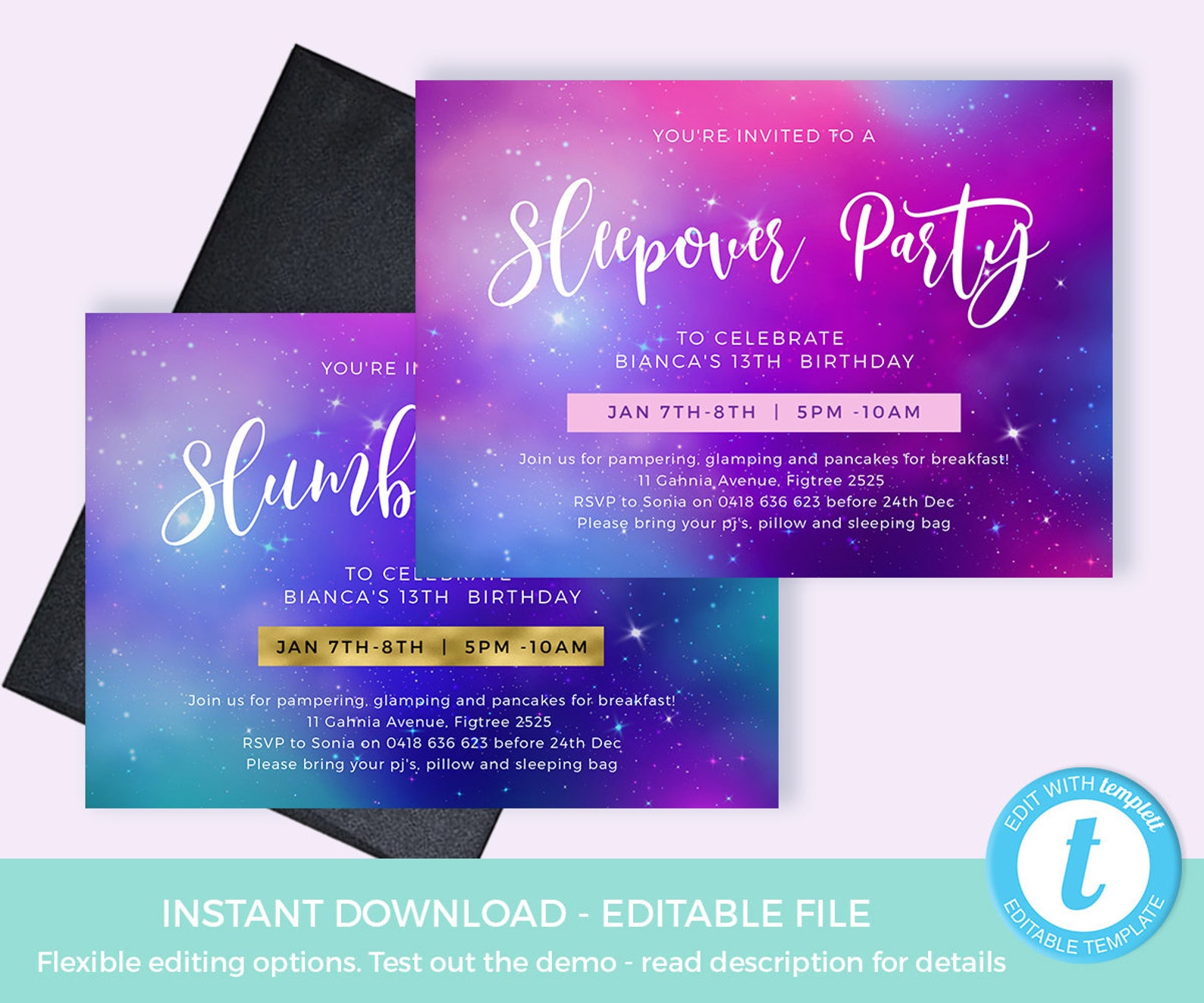 Galaxy Welcome Sign PRINTABLE Galaxy Birthday Sign TEMPLATE - Etsy