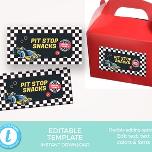 Racing Game INSTANT DOWNLOAD, Pin the Car on the Racing Track Game ...