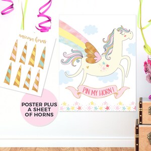Unicorn Sign Unicorn Party Sign PRINTABLE Unicorn Favours | Etsy