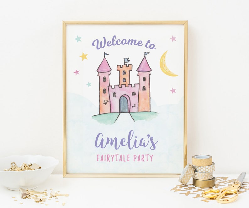 Pin the Crown on the Princess Game, PRINTABLE Fairytale Games, Princess ...