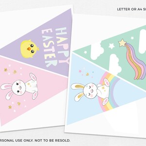 Happy Easter Poster EDITABLE Template, Large Easter Sign Printable ...