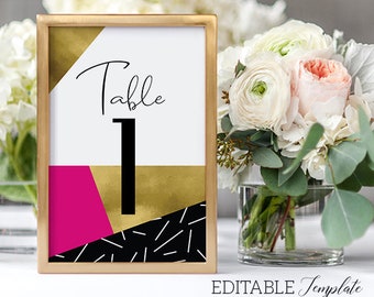 Graduation Table Numbers - Etsy