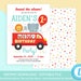 Fire Truck Tags & Toppers Set EDITABLE Template Fire Engine - Etsy