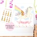 Unicorn Party Games Printable Pin the Horn on the Unicorn - Etsy