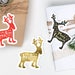 Gift Tags. Reindeer. Download Printable Christmas Winter - Etsy