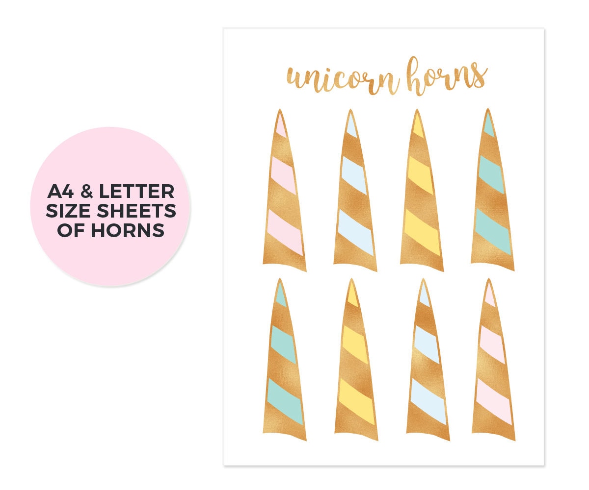 Unicorn Party Games, Printable Pin the Horn on the Unicorn Game Pdf ...