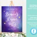 Galaxy Welcome Sign PRINTABLE Galaxy Birthday Sign TEMPLATE | Etsy