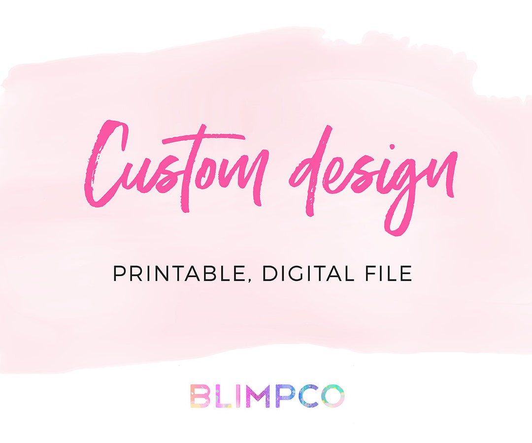 Extra Custom Changes Custom Design Extra Round of Changes - Etsy