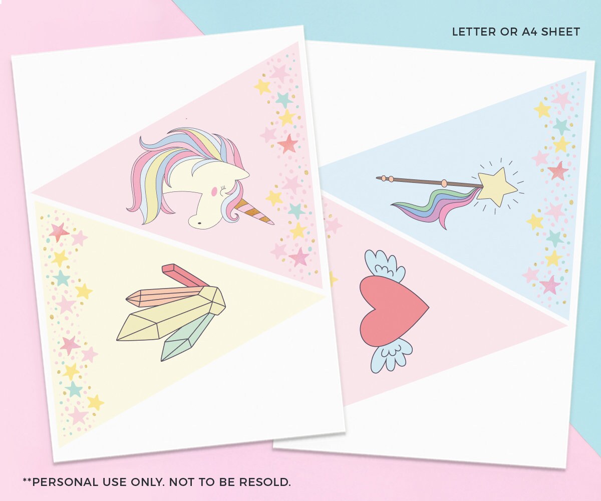 Unicorn Name Games Printable Unicorn Name Poster Whats Your Etsy