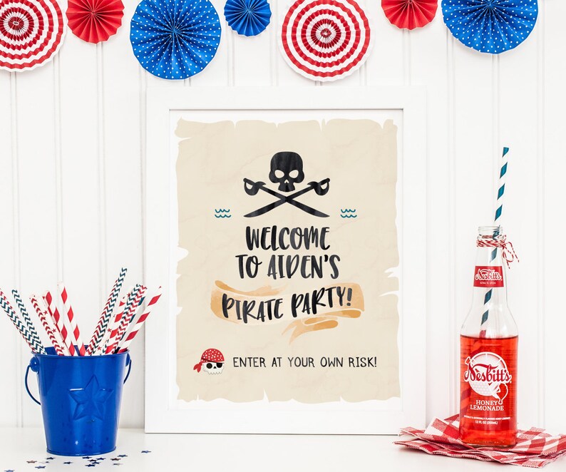 Whats Your Pirate Name Sign, Pirate Name Game, Pirate Sign, Pirate ...