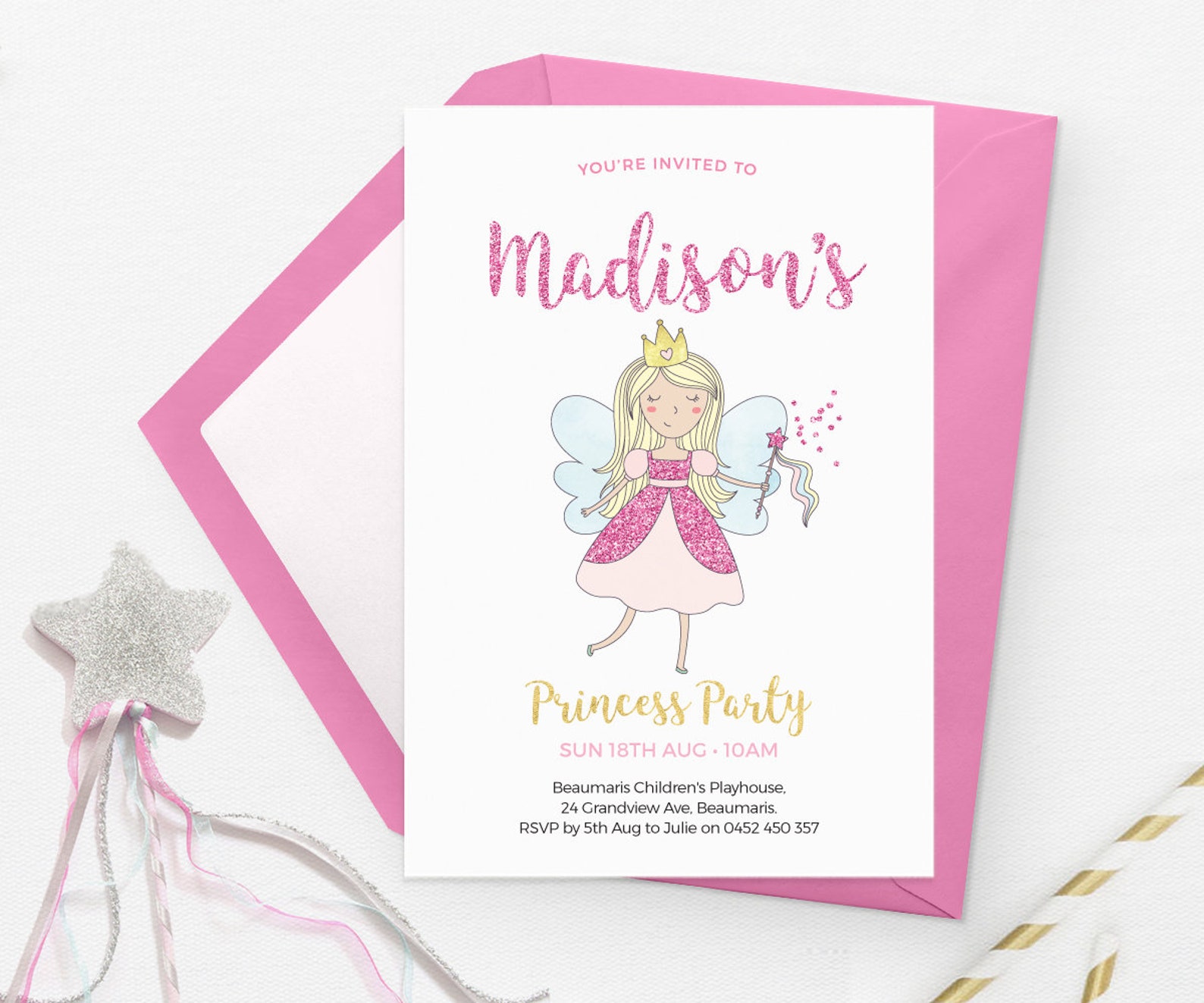 Princess Party Labels PRINTABLE Princess Favour Bag Labels - Etsy