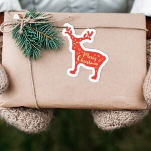 Gift Tags. Reindeer. Download Printable Christmas Winter Holiday Gift ...