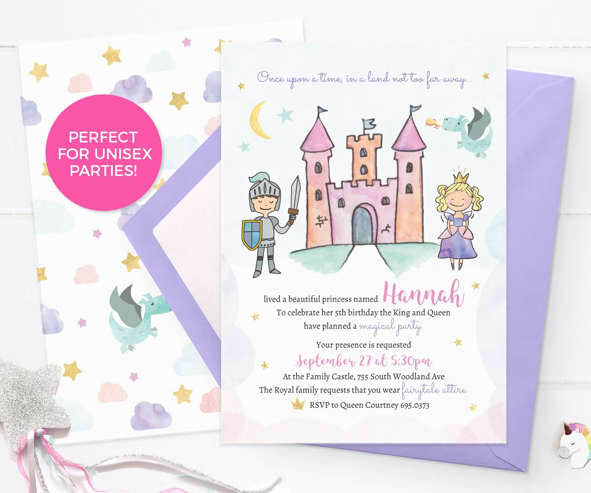 Royal Princess Thank You Cards PRINTABLE Royal Thankyou Cards | Etsy