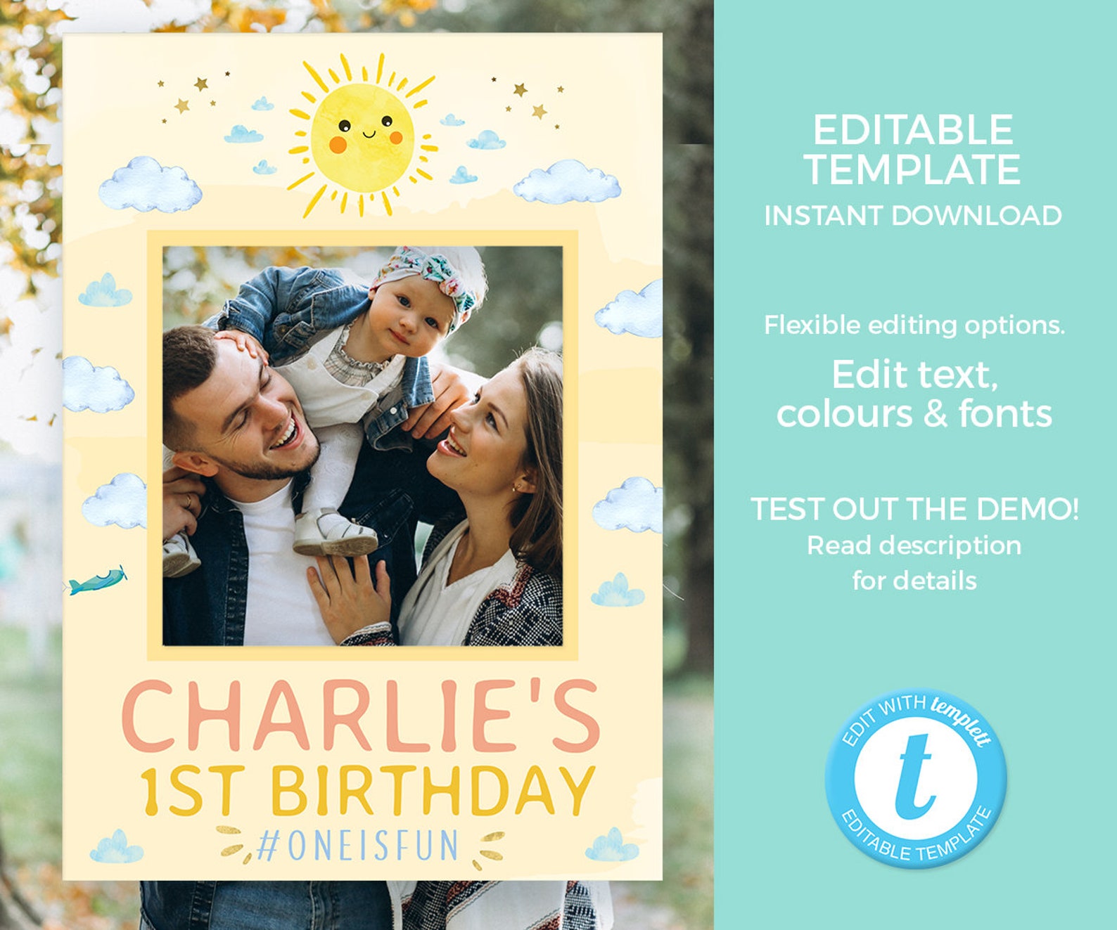 Sunshine Water Bottle Labels PRINTABLE Little Sunshine Label | Etsy