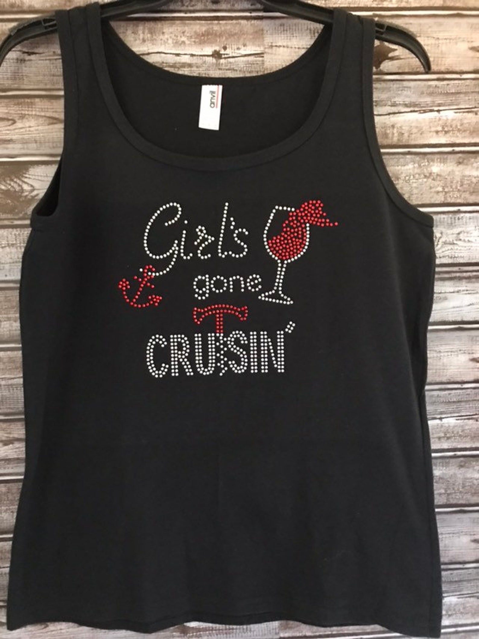 Girls Gone Cruisin Rhinestone Custom Shirt Made by the Bling Lady - Etsy