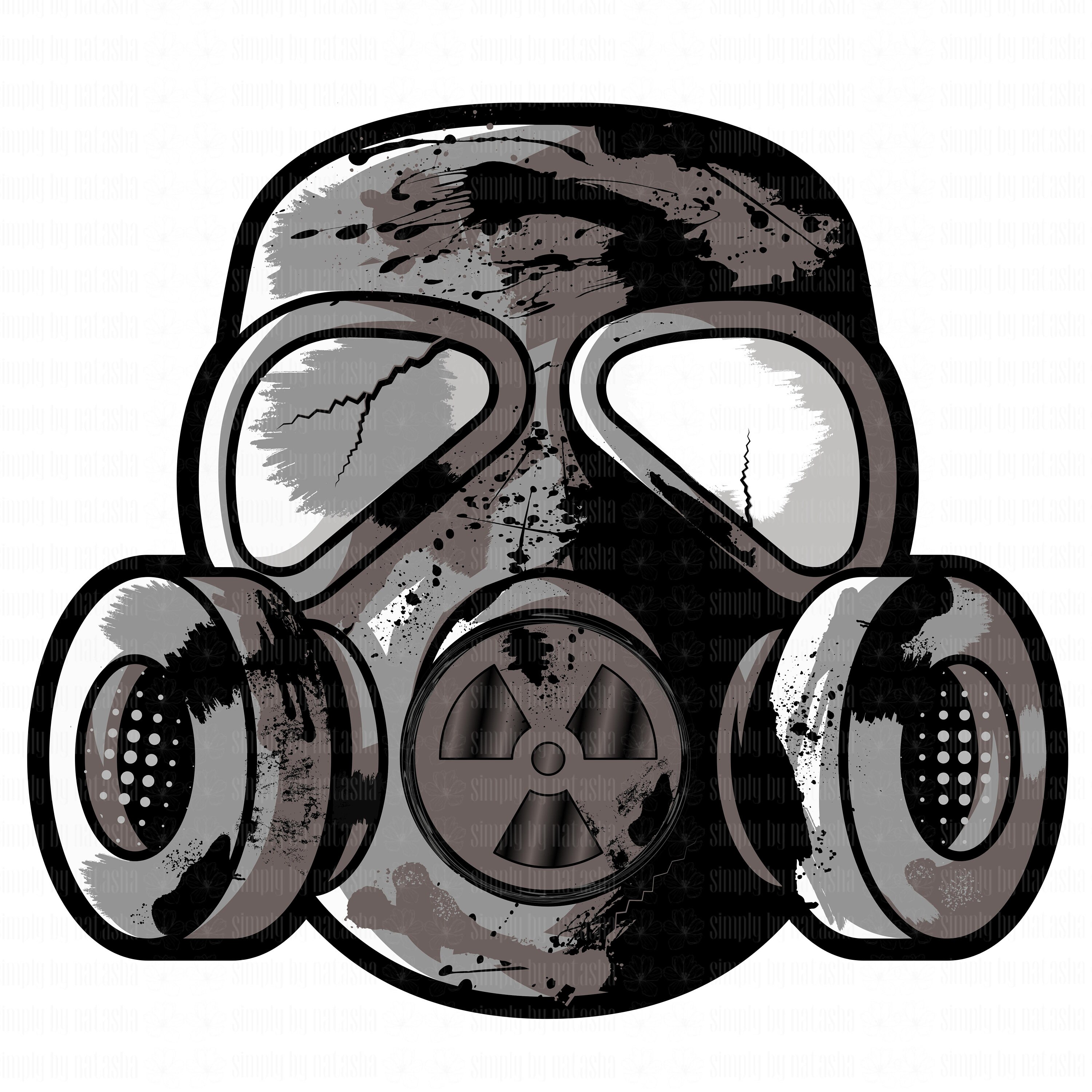 Destructed Gas Mask, Apocalypse, Nuclear, Graphic, 20 X 20, Jpg, Pnd ...