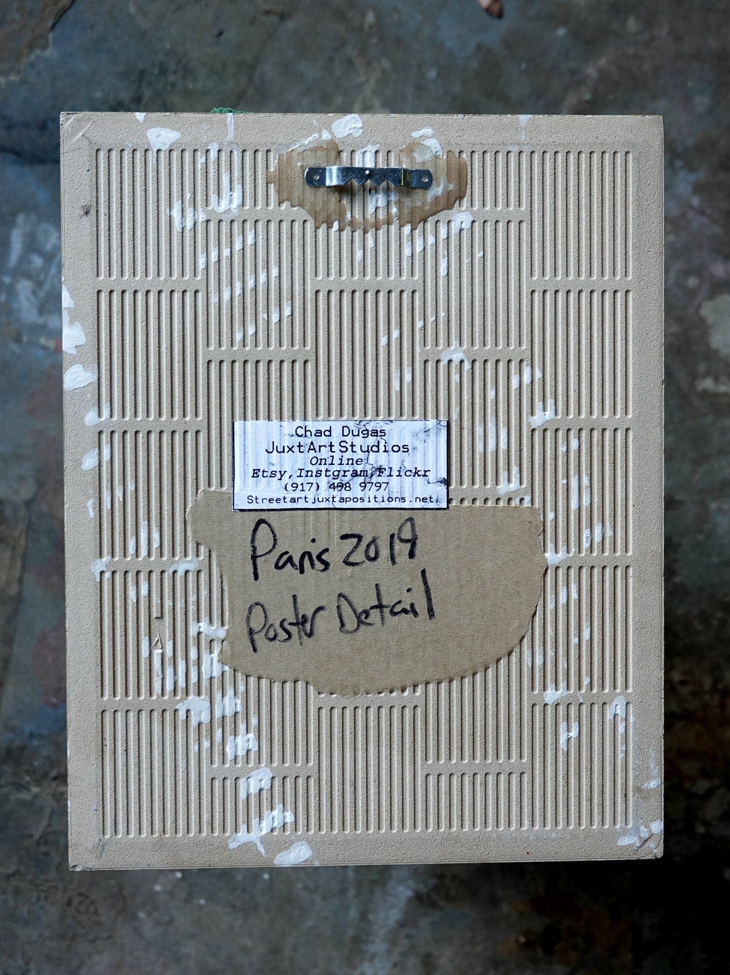 Original Chad Dugas Art. Paris Street Art Photography. Industrial Urban ...