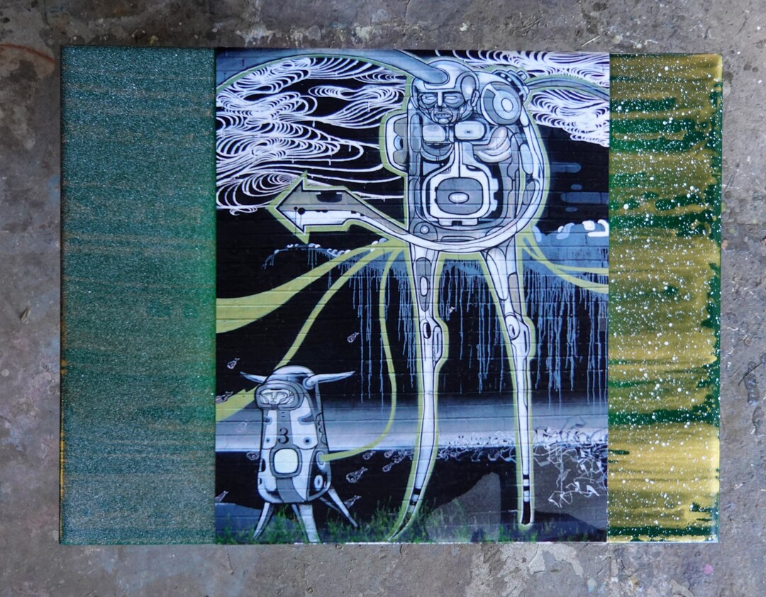 Original Chad Dugas Art. NYC Doze Green Street Art Photography ...