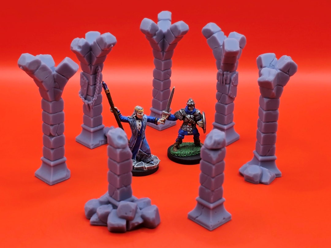 Dungeon Dressing: Stone Columns - Etsy