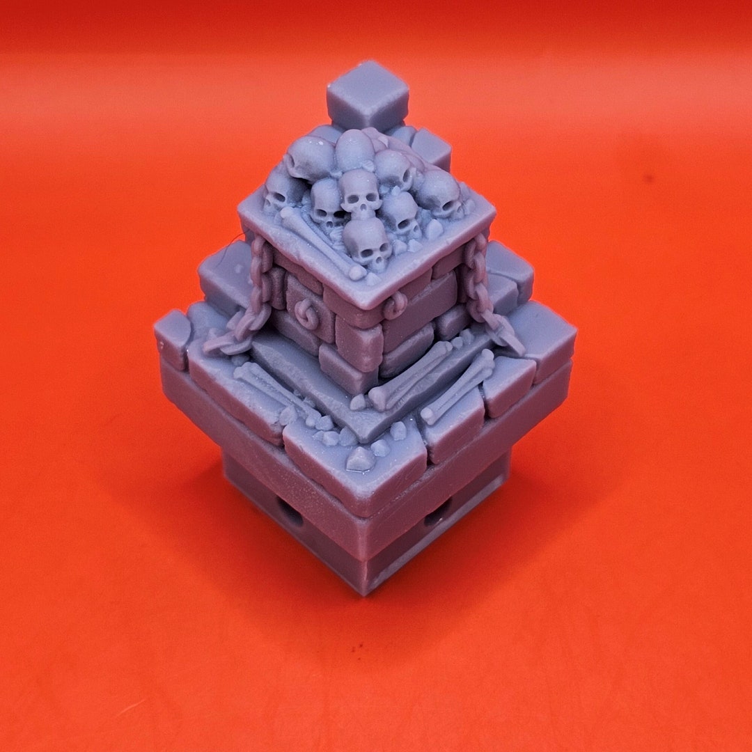 FREE GRIDS Dungeon Block: Stair Angle Skulls - Etsy