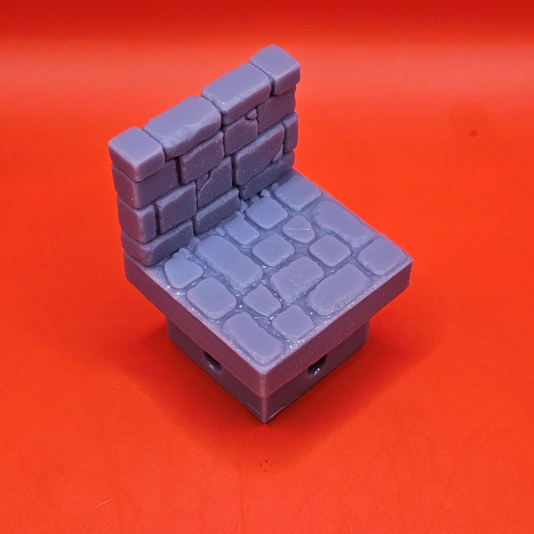 FREE GRIDS Dungeon Block: Wall - Etsy