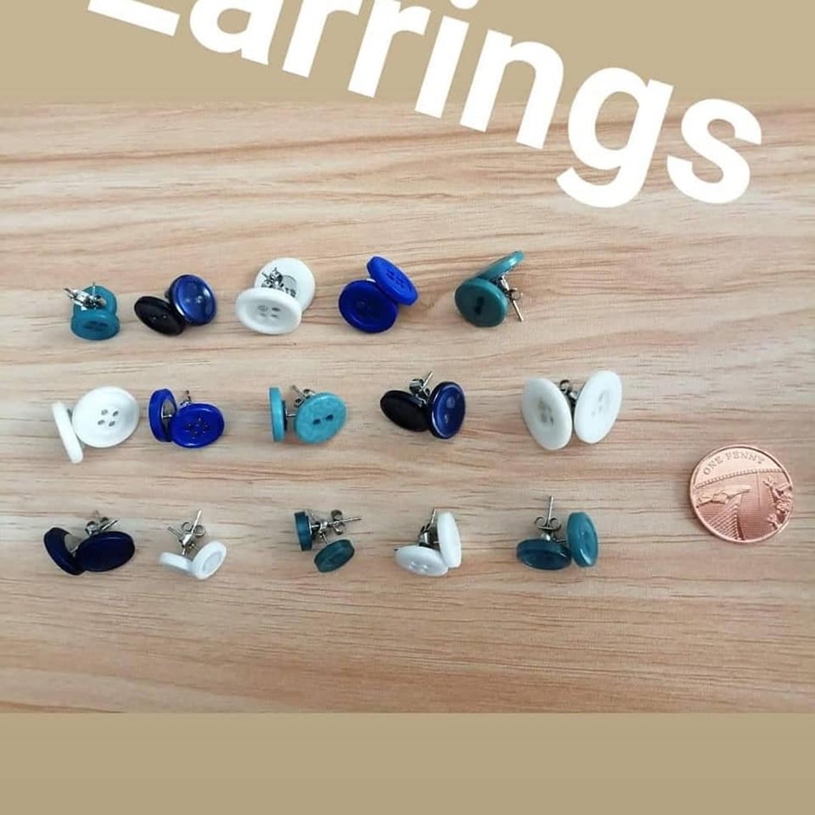Handmade Button Jewellery - Etsy