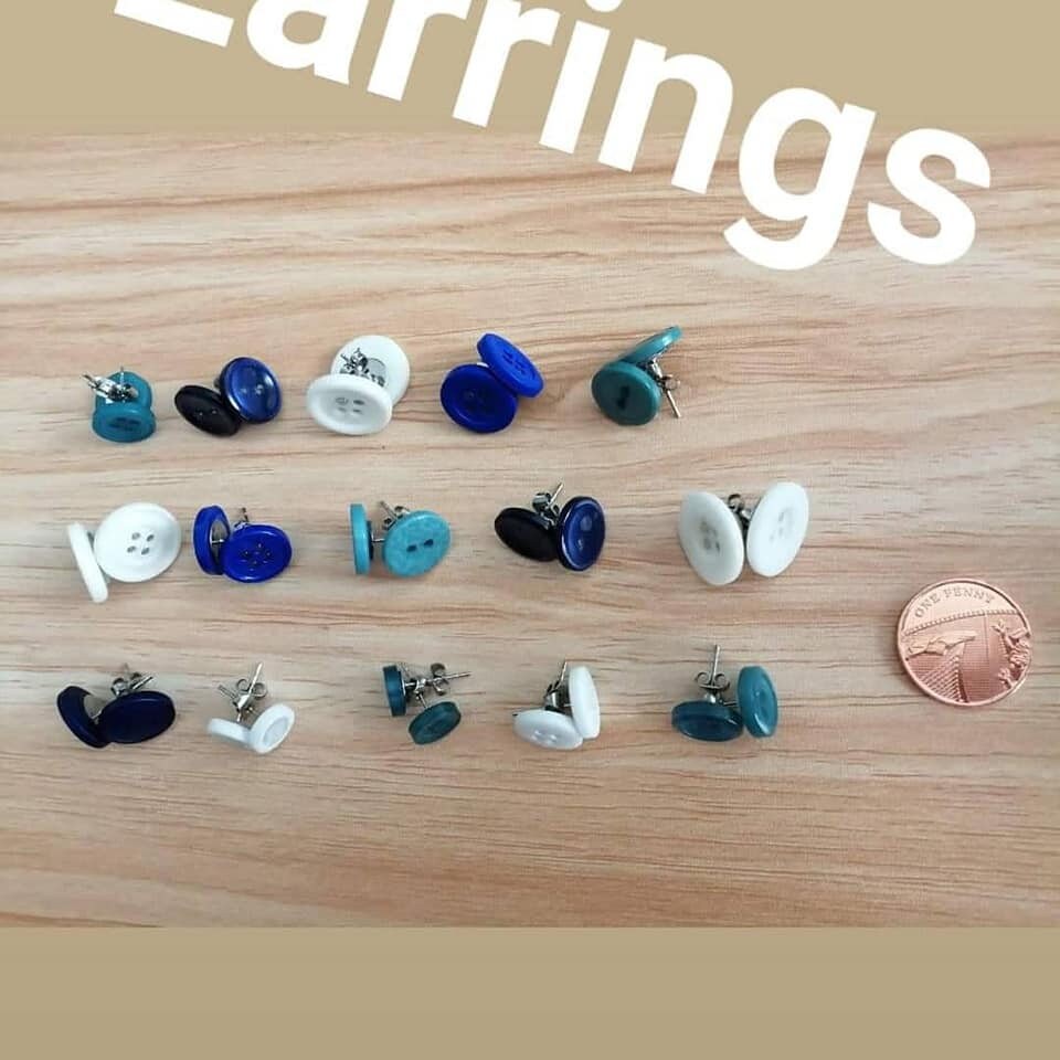 Handmade Button Jewellery - Etsy