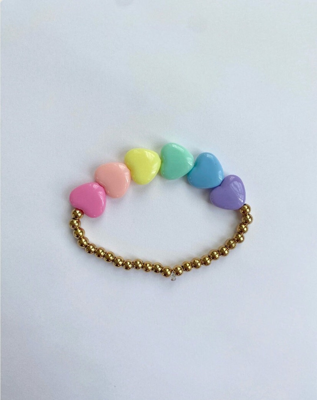 The Candy Heart Bracelet | Non-tarnishing Bracelet - Etsy