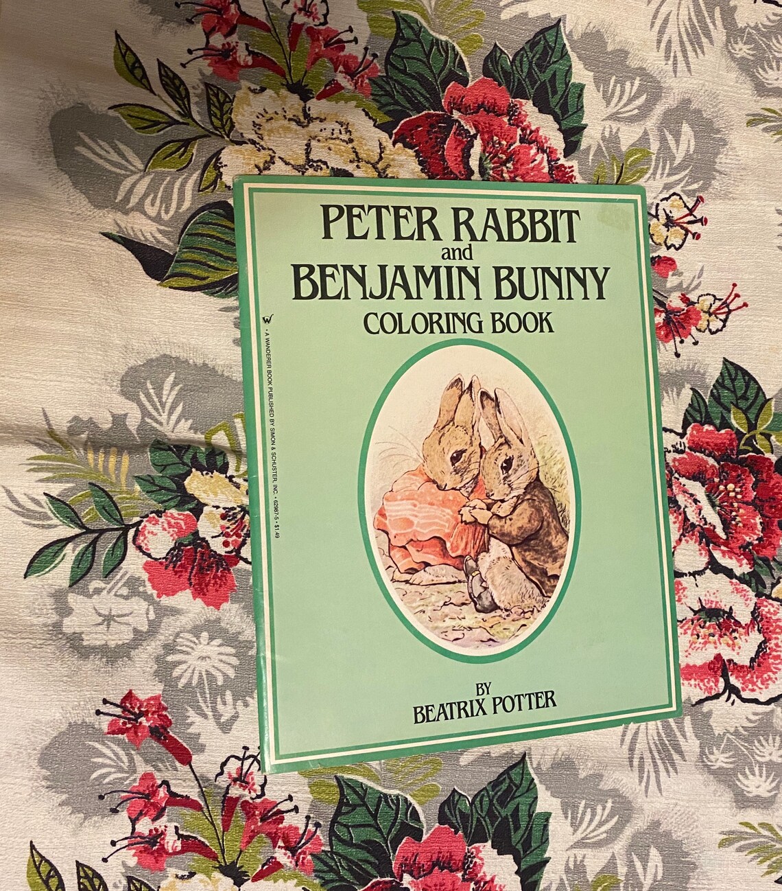1987 Peter Rabbit and Benjamin Bunny coloring book | Etsy