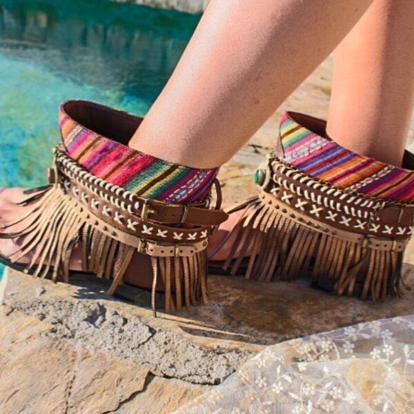 Gypsy Sandals - Etsy