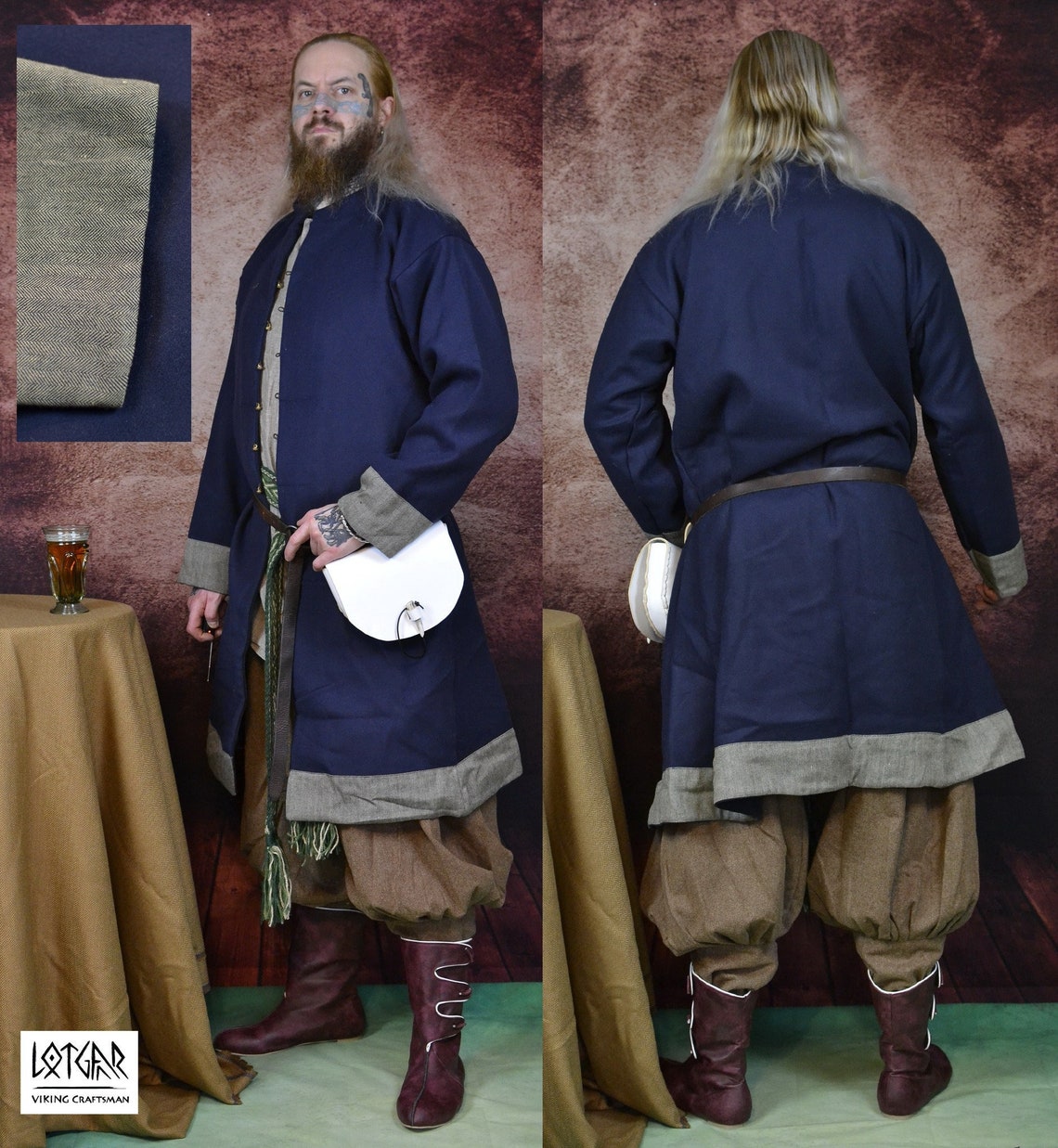Viking Kaftan Early Medieval Birka Kaftan - Etsy