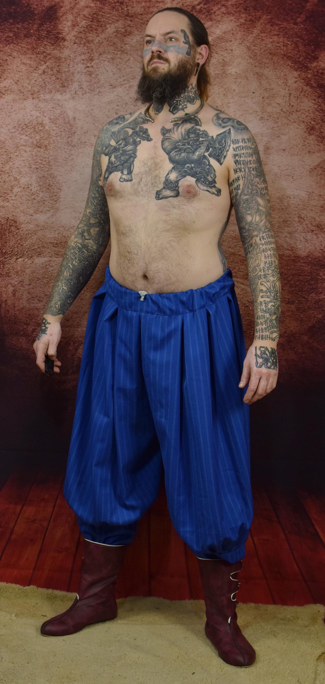 Woolen Viking Trousers, Baggy Pants, Baggy Trousers, Viking Baggy Pants ...