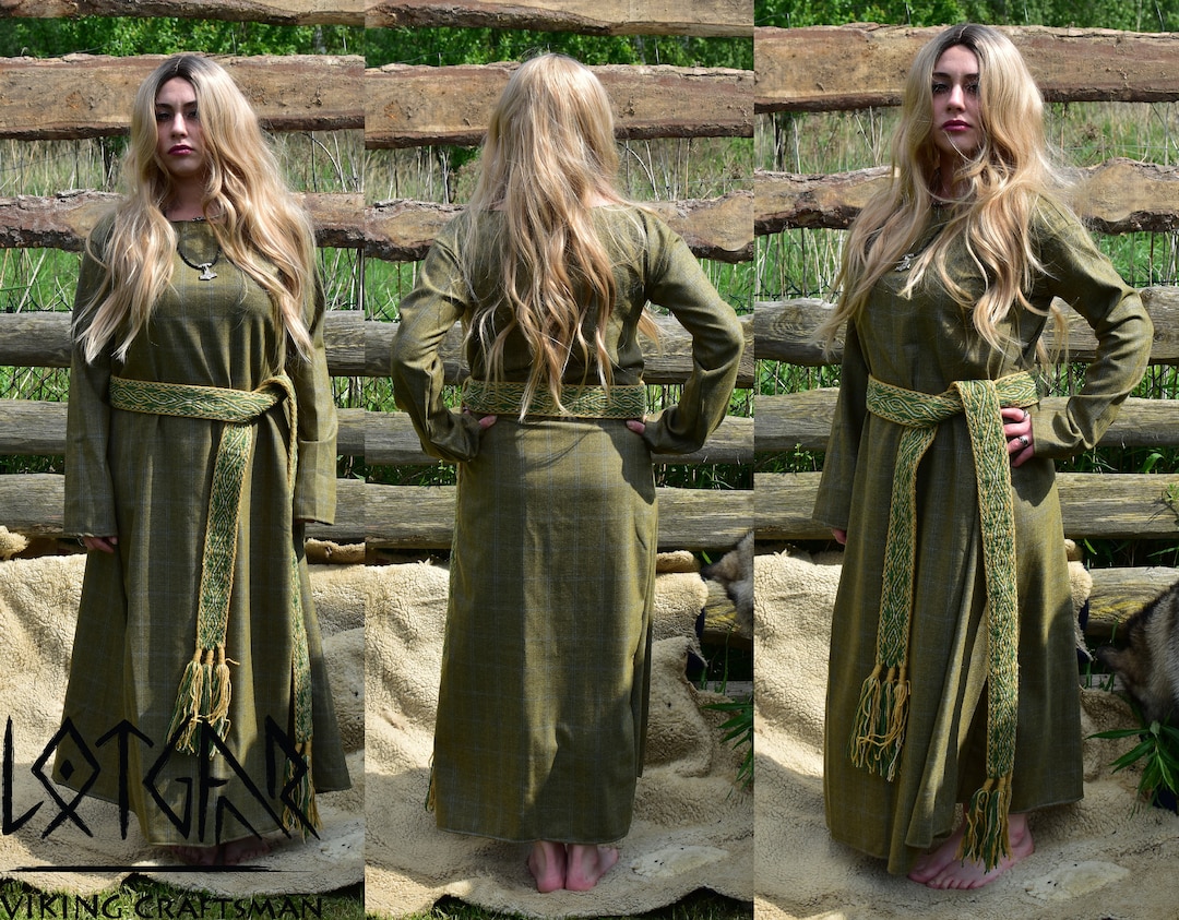 Viking Woman Woolen Dress - Etsy
