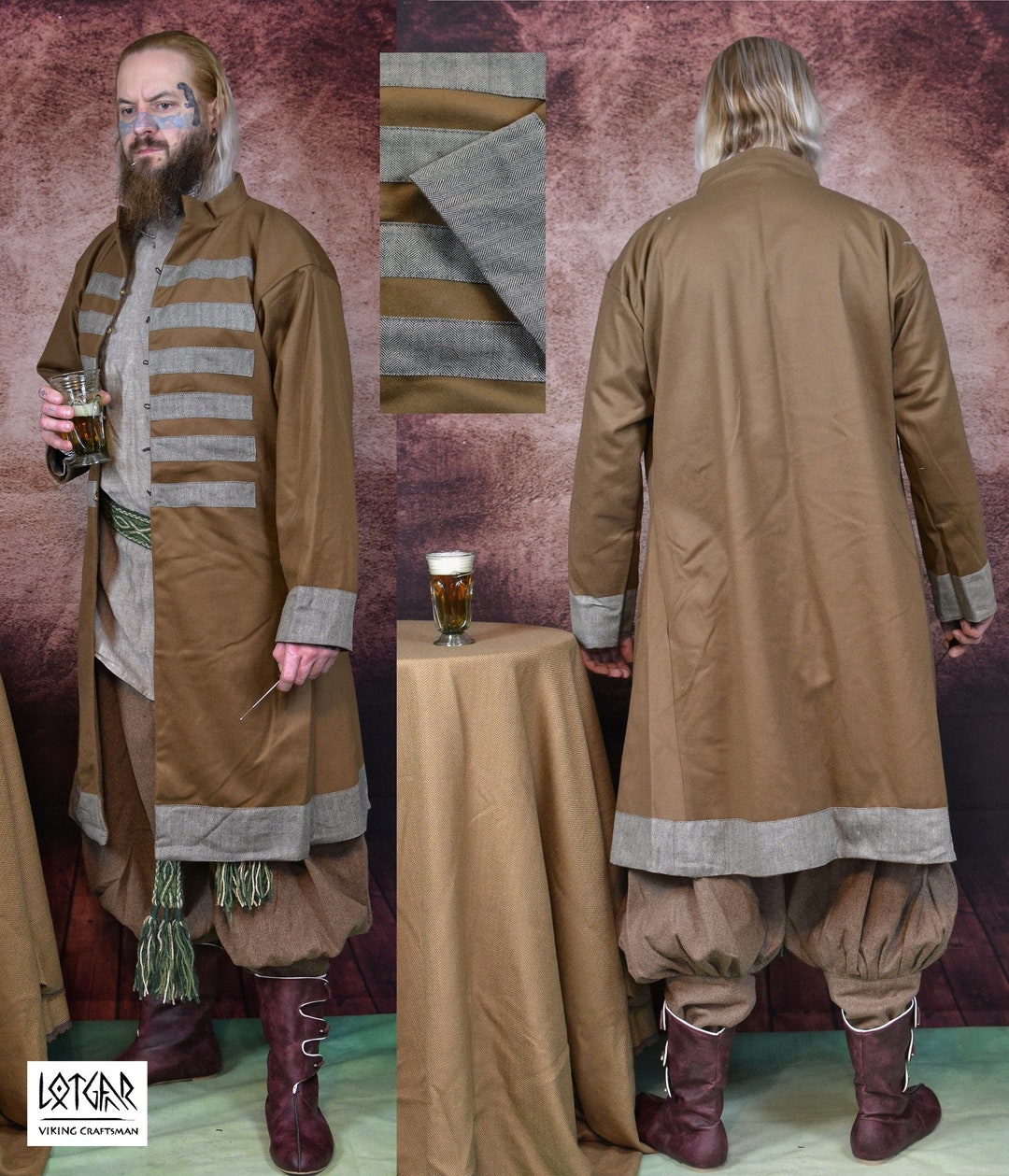 Viking Kaftan , Early Medieval Rus Kaftan - Etsy