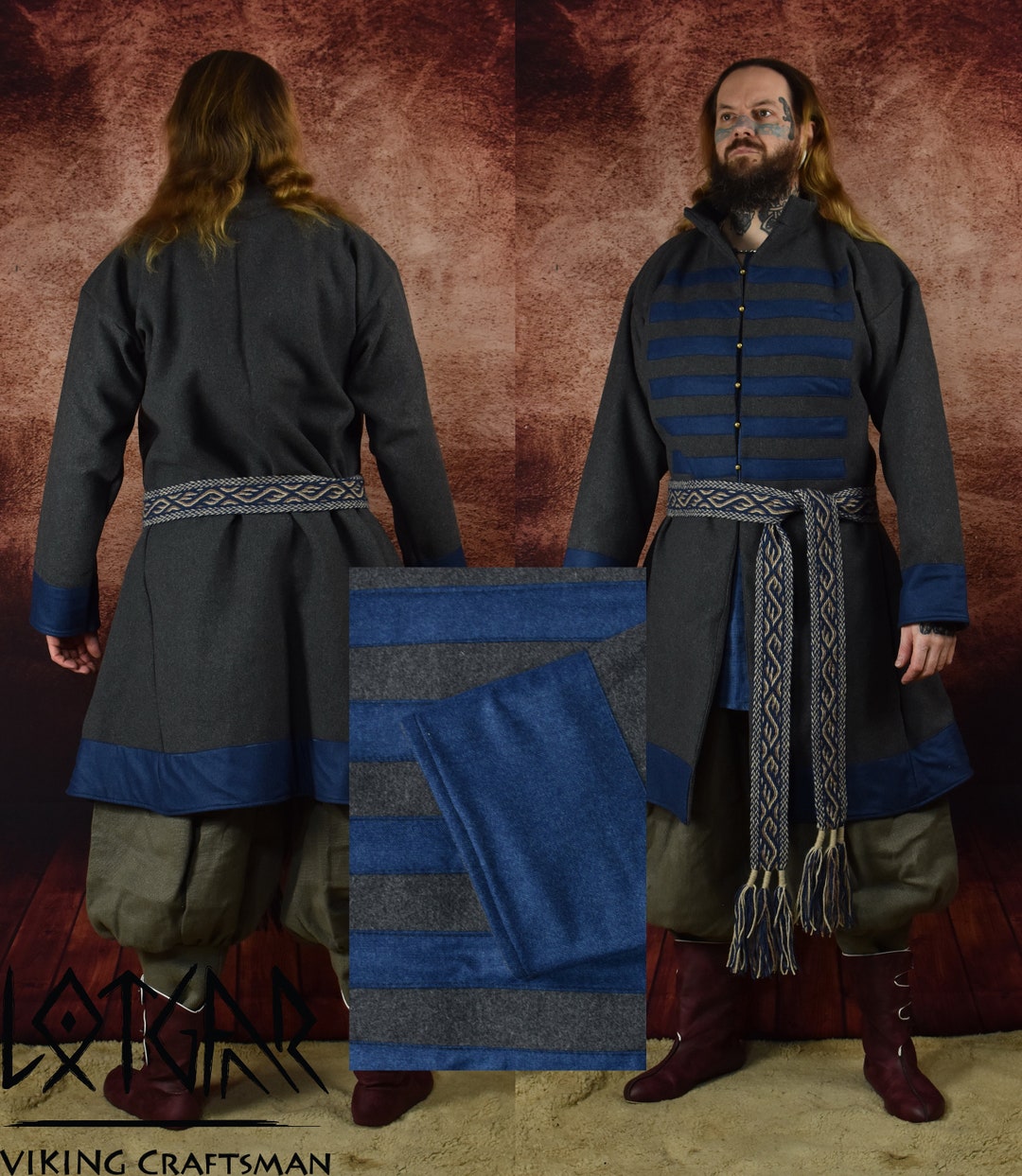 Viking Kaftan , Early Medieval Rus Kaftan - Etsy