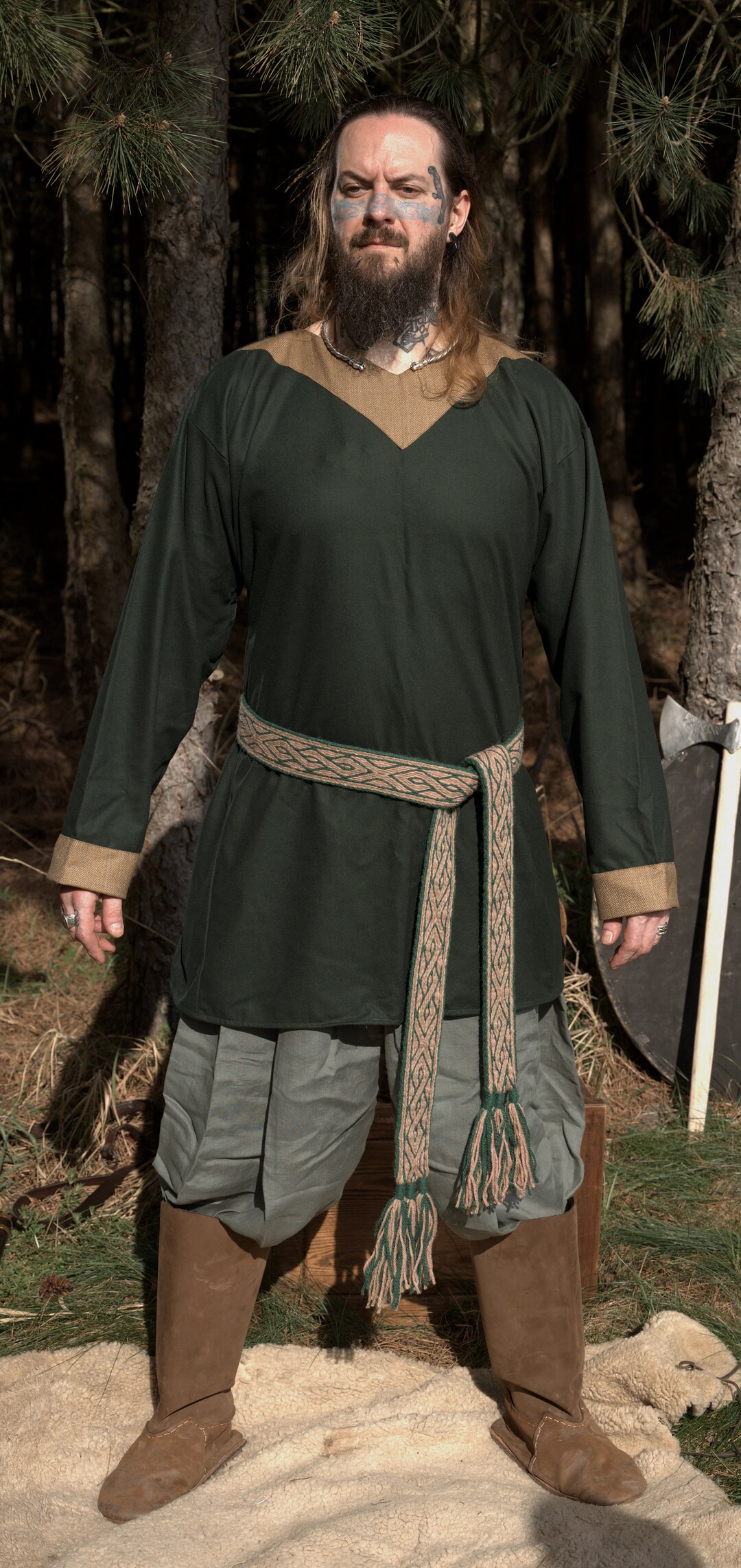 Viking Wool Tunic - Etsy Canada