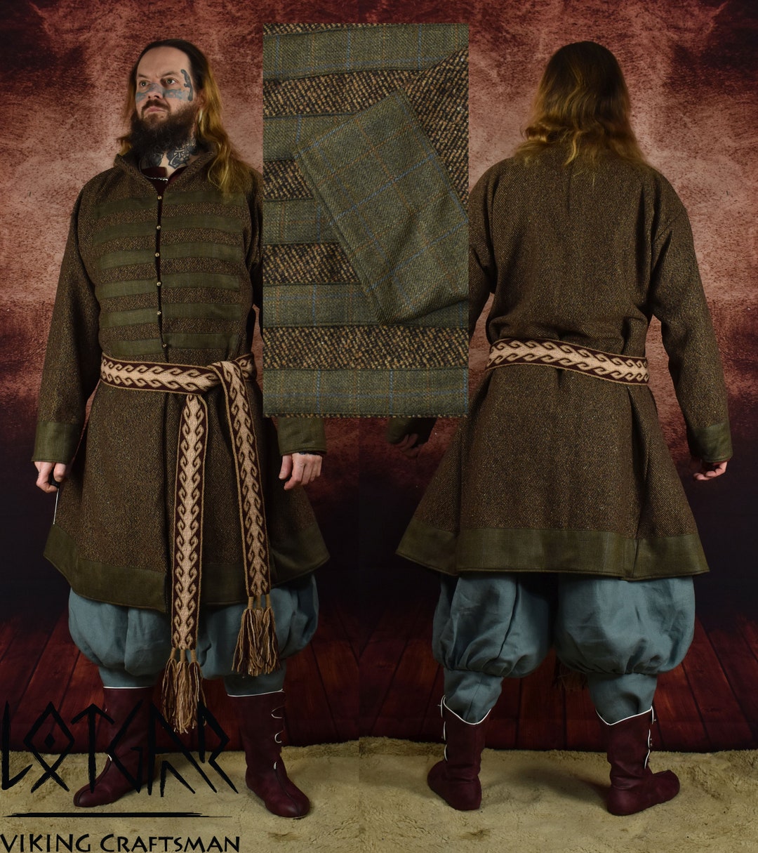 Viking Kaftan , Early Medieval Rus Kaftan - Etsy
