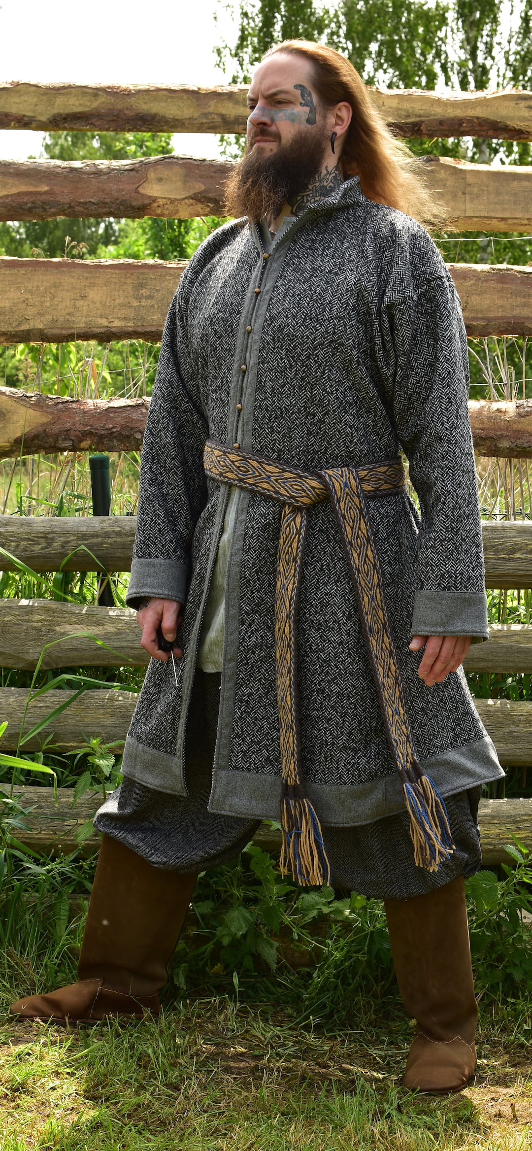 Birka Viking Kaftan Early Medieval Viking Kaftan - Etsy