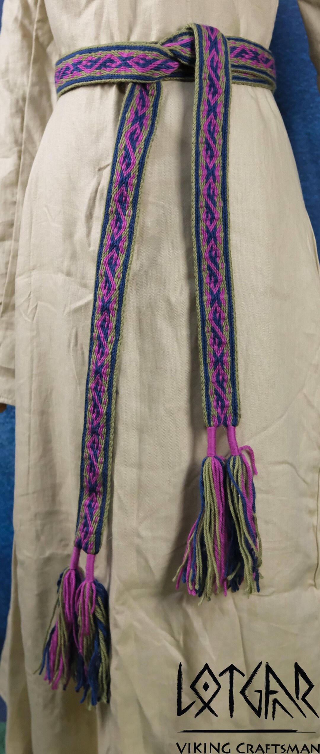 Hand Woven Wool Belt - Etsy