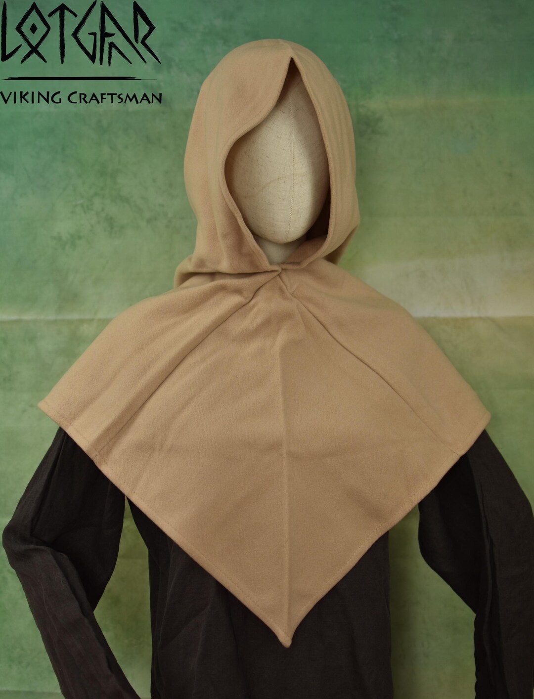 Wool Hood, Viking Hood - Etsy