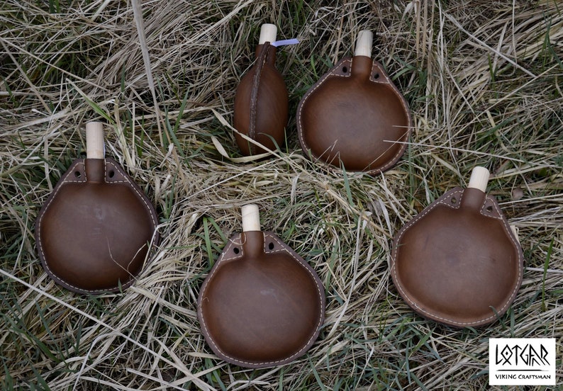 Leather Bottle Wineskin Bukłak Costrel Leather Drinking - Etsy