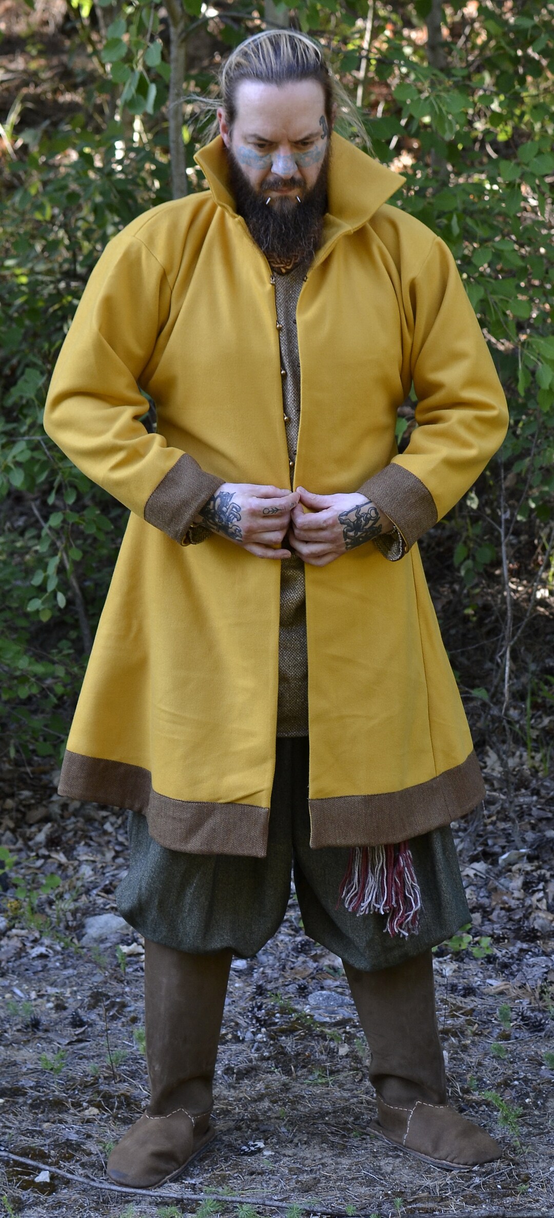 Viking Kaftan Early Medieval Birka Kaftan - Etsy